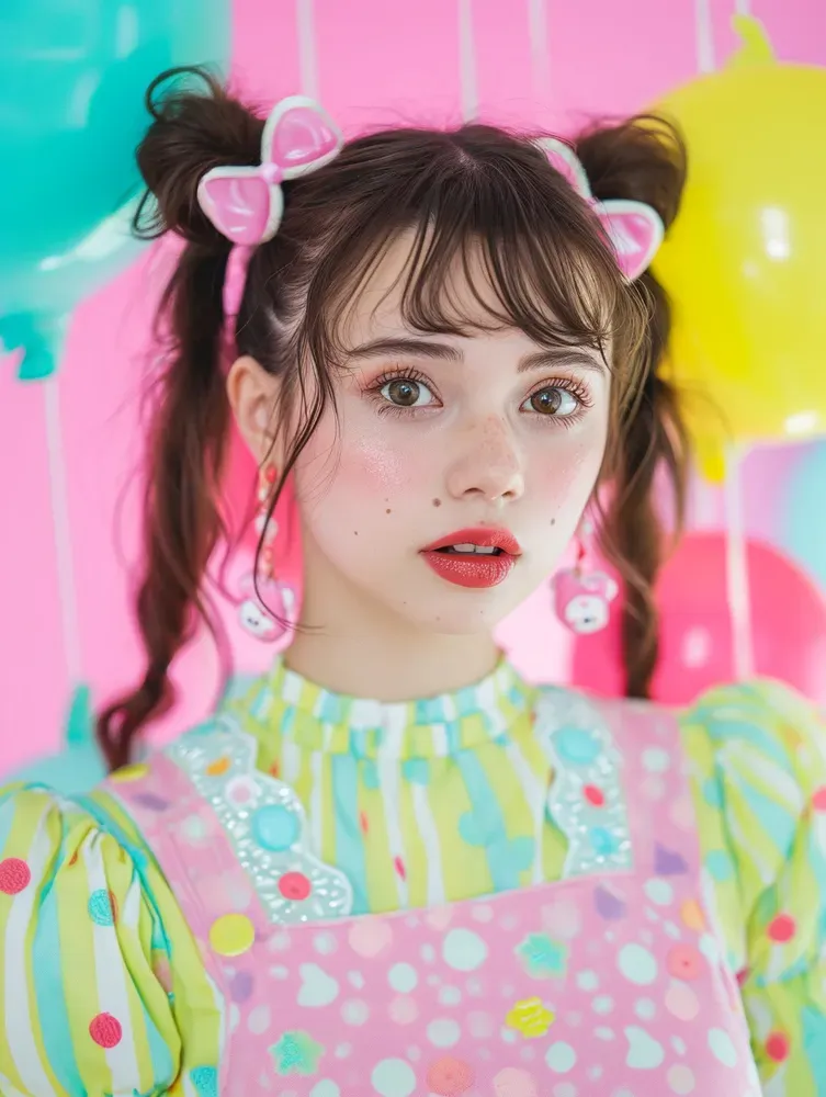 Cute Kawaii Portraits In Japanese Style Midjourney Prompt | PromptBase