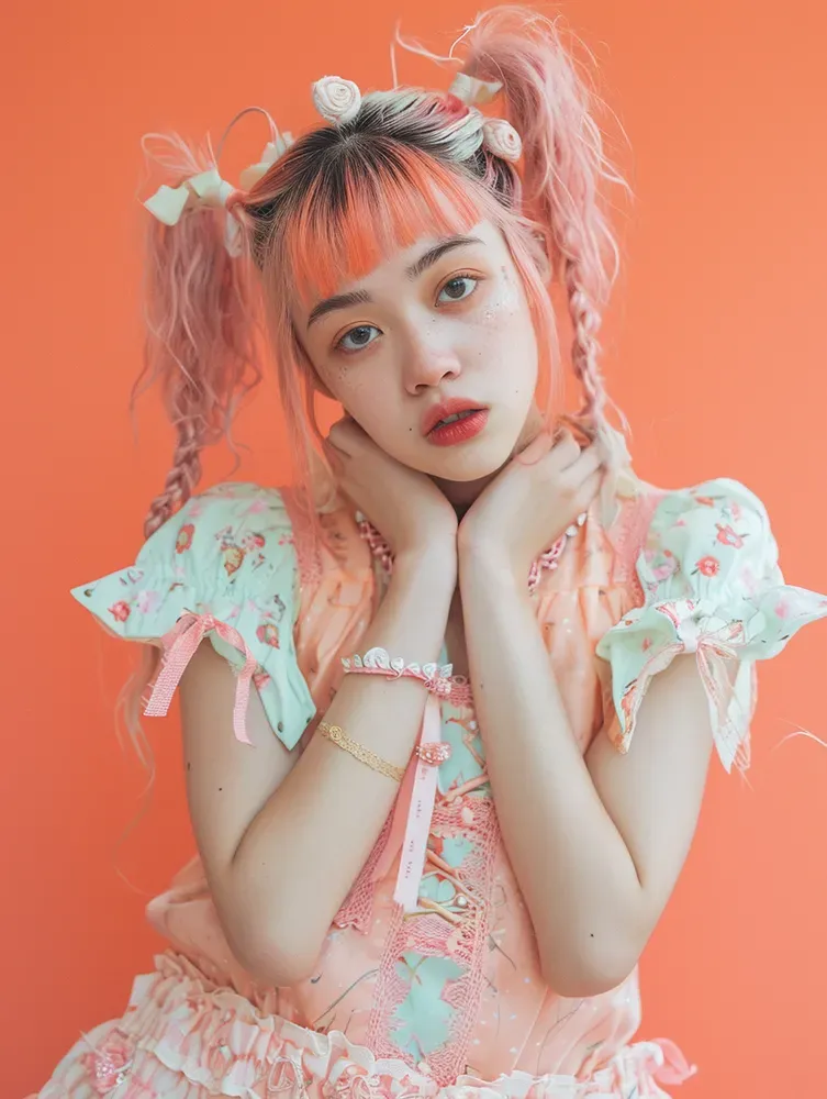 Cute Kawaii Portraits In Japanese Style Midjourney Prompt | PromptBase