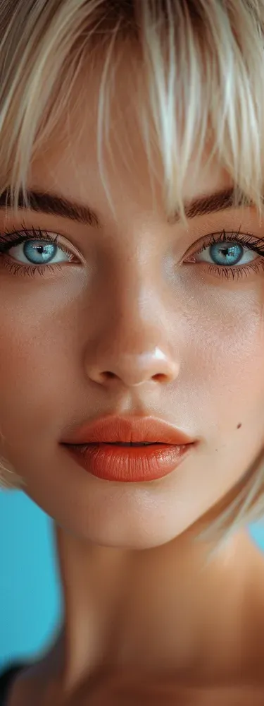 Extreme Closeups Of Supermodel Faces Midjourney Prompt | PromptBase