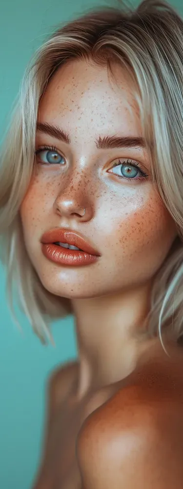 Extreme Closeups Of Supermodel Faces Midjourney Prompt | PromptBase