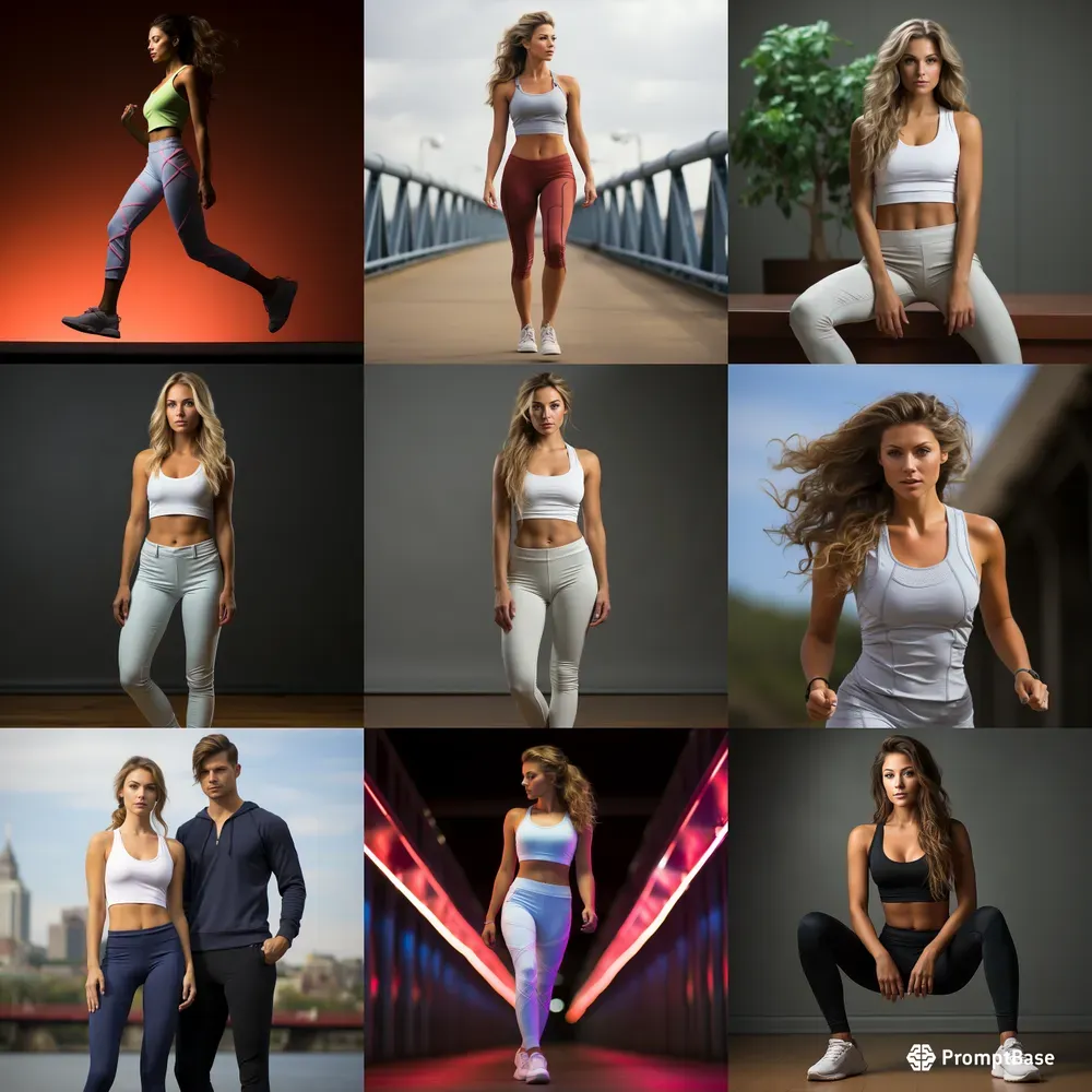 Yoga Models Shots Midjourney Prompt | PromptBase