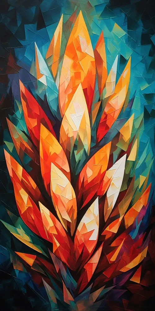 Elemental Harmony Afremov Okeeffe Cos Midjourney Prompt | PromptBase