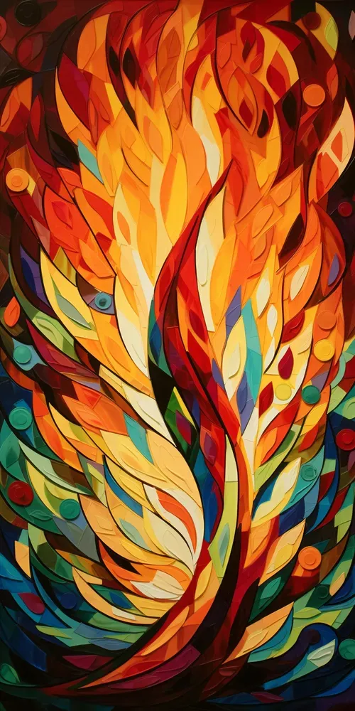 Elemental Harmony Afremov Okeeffe Cos Midjourney Prompt | PromptBase