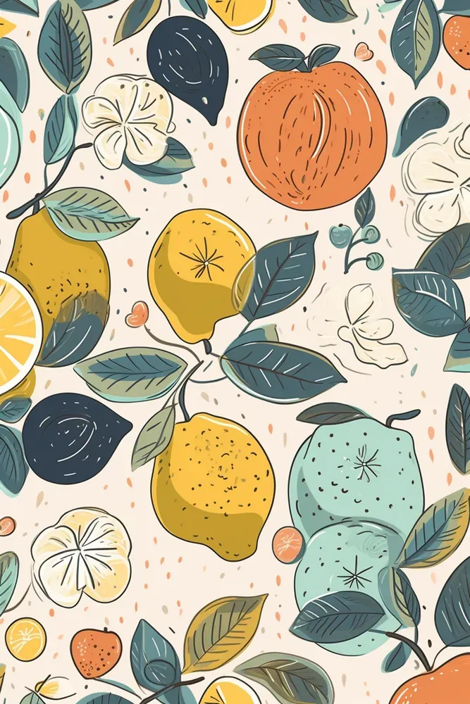 Whimsical Fruits Patterns Midjourney Prompt | PromptBase