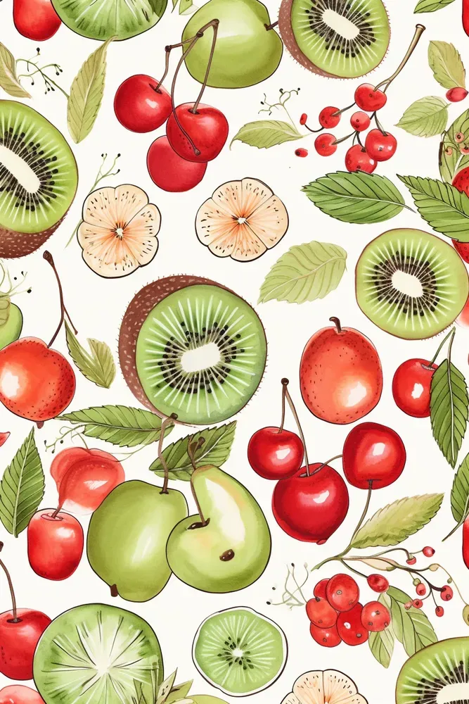 Whimsical Fruits Patterns Midjourney Prompt | PromptBase