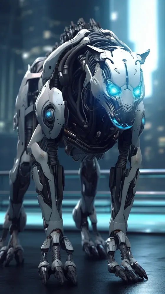 High-tech Cyborg Animals In Cybernetics Midjourney Prompt | PromptBase