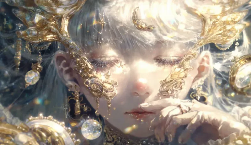 Rococo Acg Anime Girls Cute Midjourney Prompt | PromptBase