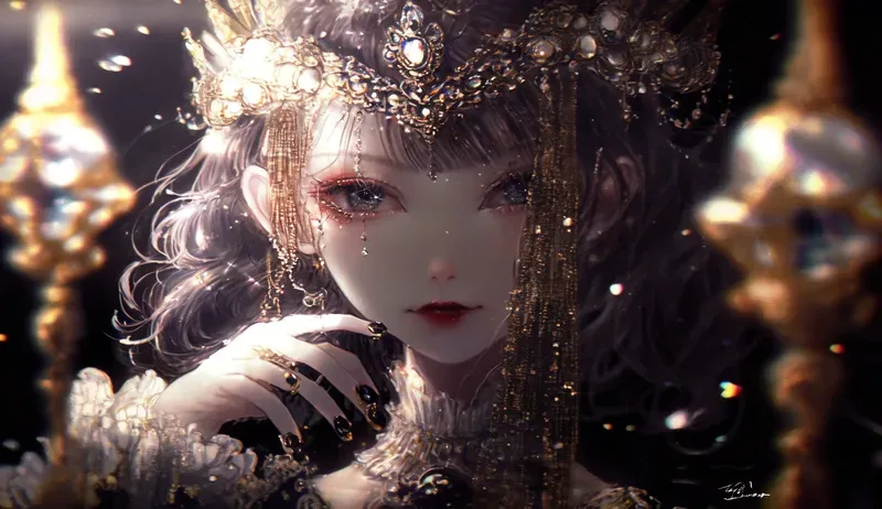 Rococo Acg Anime Girls Cute Midjourney Prompt | PromptBase