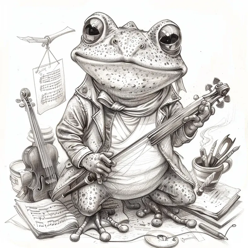 Magical Professions Stories In Pencils Midjourney Prompt | PromptBase