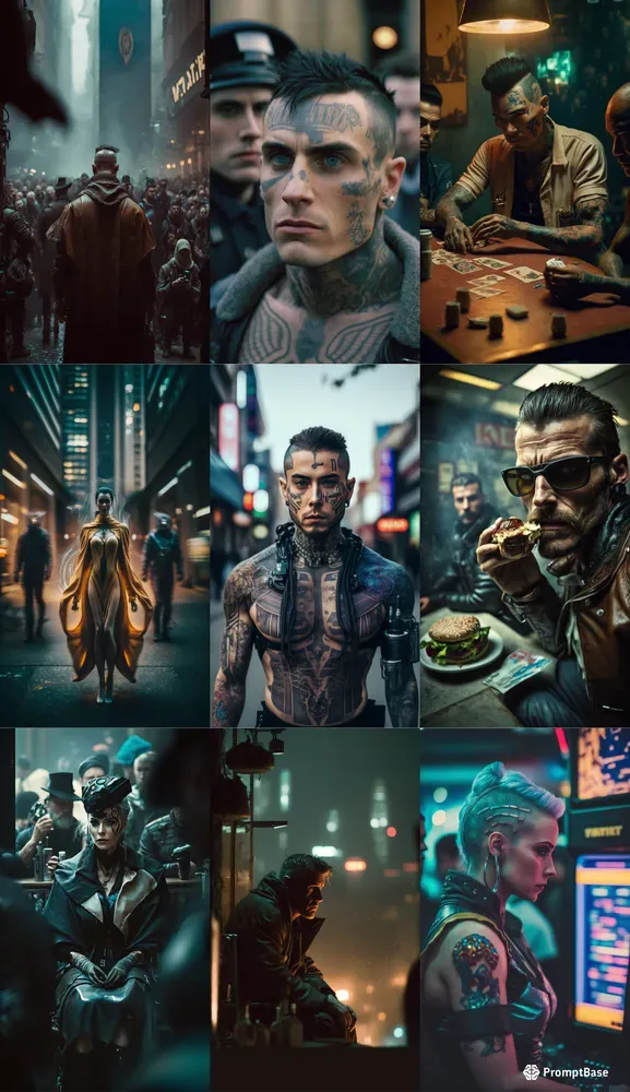 Cyberpunk Photographs Midjourney Prompt | PromptBase