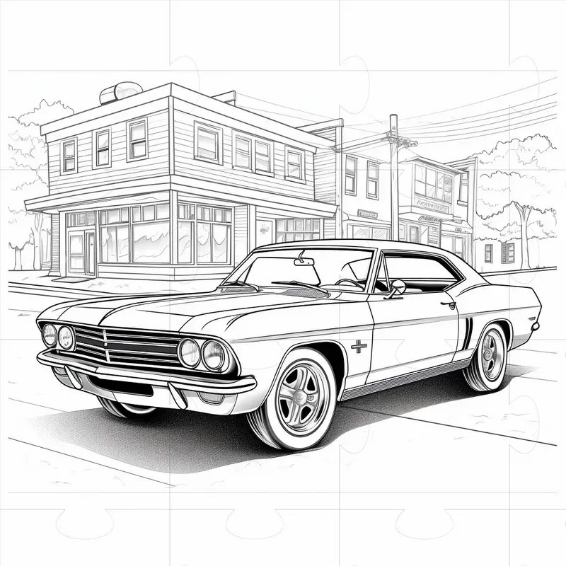 Dream Car Coloring Pages Midjourney Prompt | PromptBase
