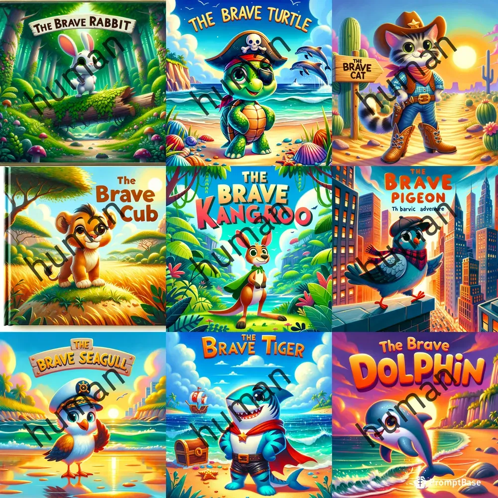 Appealing Children Book Covers DALL·E Prompt | PromptBase