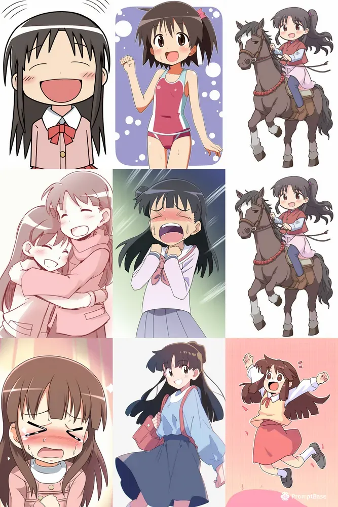Cute Anime Girls Midjourney Prompt Promptbase