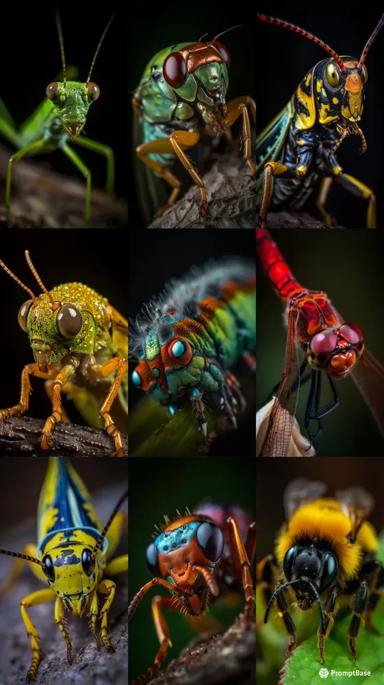 Macro Photography Insects Midjourney Prompt | PromptBase