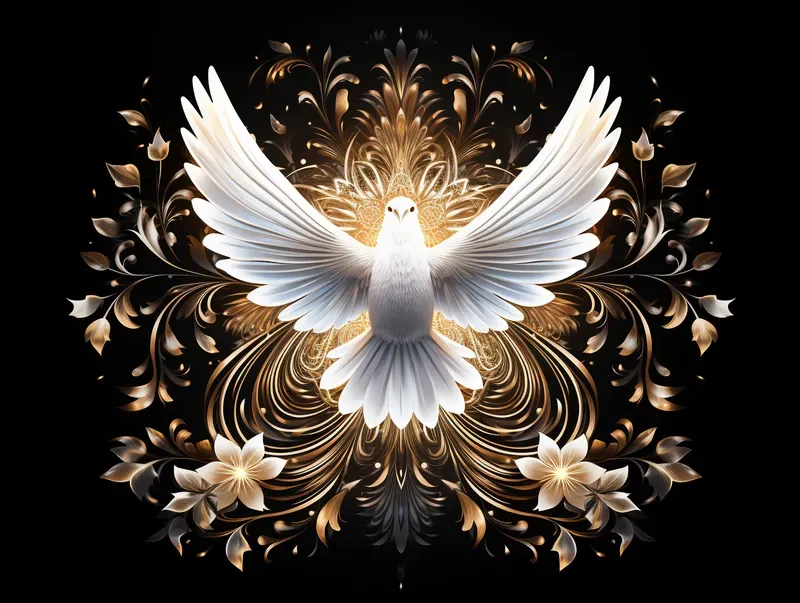 Spiritual Vector Sacred Birds Designs Midjourney Prompt | PromptBase