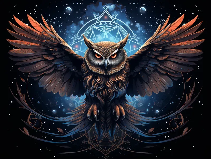 Spiritual Vector Sacred Birds Designs Midjourney Prompt | PromptBase