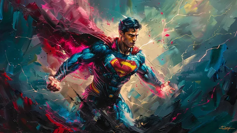 Superheroes Captured In Oil Painting Midjourney Prompt | PromptBase