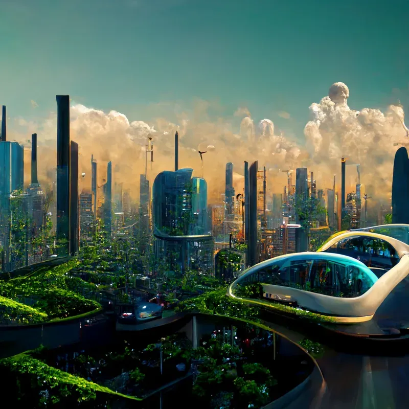 City Of Tomorrow Midjourney Prompt | PromptBase