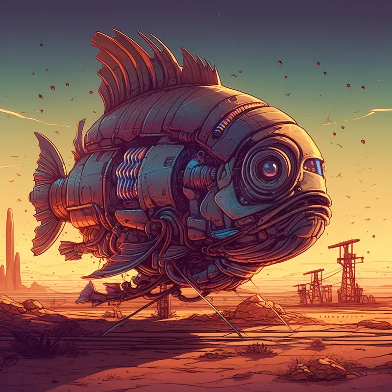 Solarpunk Art With Animals Midjourney Prompt | PromptBase