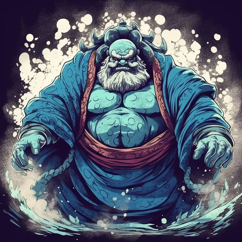 Dynamic One Piece Character Portraits Midjourney Prompt | PromptBase