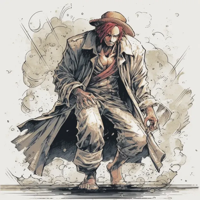 Dynamic One Piece Character Portraits Midjourney Prompt | PromptBase