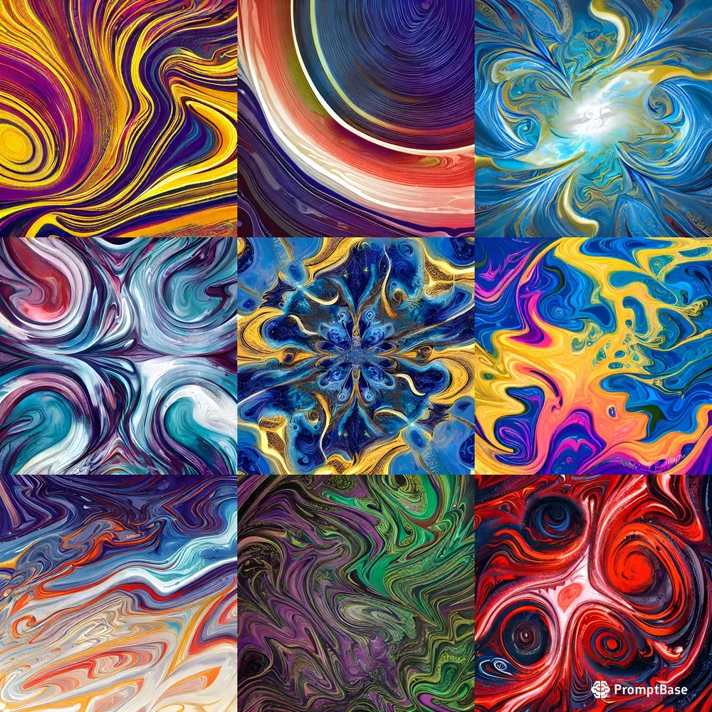 Abstract Liquid Marbles Stable Diffusion Prompt | PromptBase