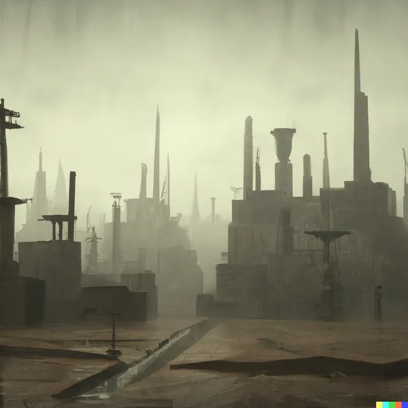 Dystopian Cities DALL·E Prompt | PromptBase