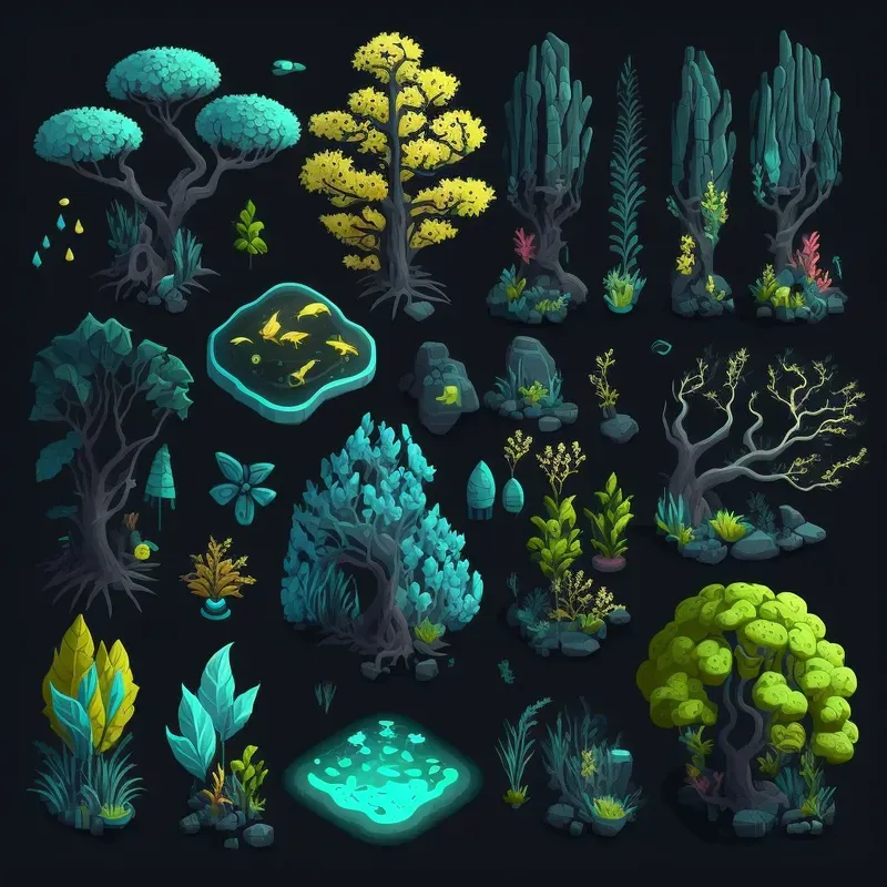 2D Video Game Assets Top-down View Midjourney Prompt | PromptBase