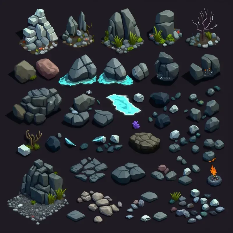 2D Video Game Assets Top-down View Midjourney Prompt | PromptBase