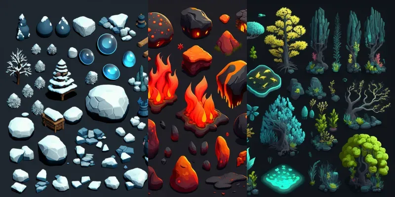 2D Video Game Assets Top-down View Midjourney Prompt | PromptBase