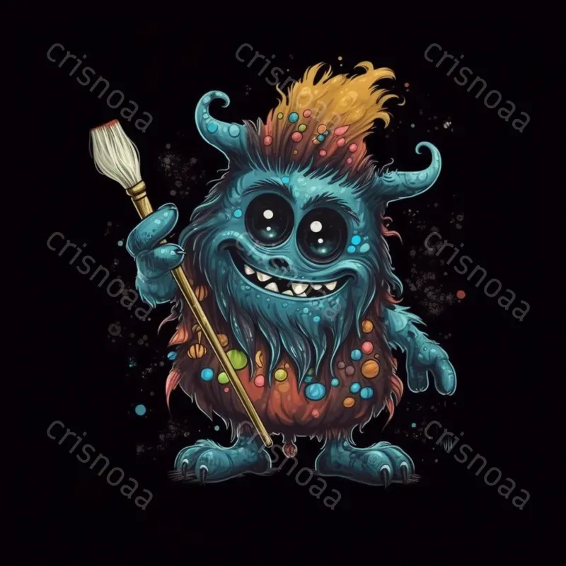 Funny Monster Tshirt Designs Midjourney Prompt | PromptBase