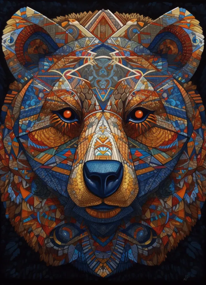 Colorful Fantasy Animal Prints Midjourney Prompt | PromptBase