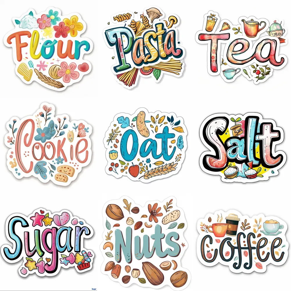 Cute Pantry Label Stickers Midjourney Prompt | PromptBase