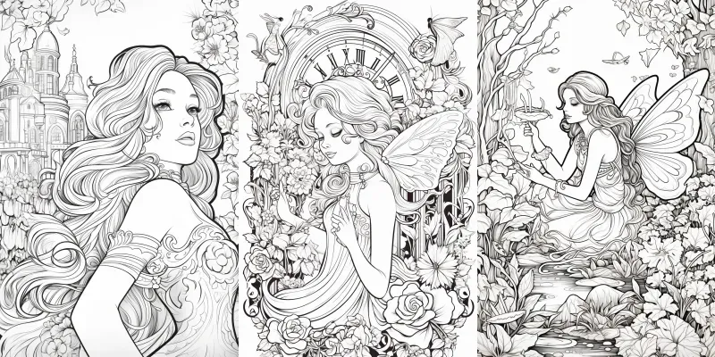 Unleash Your Inner Artist with Fairy Coloring Pages for Adults