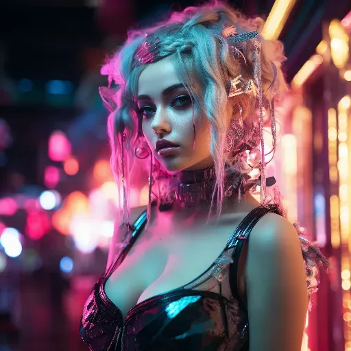 Cyber Girls Midjourney Prompt | PromptBase