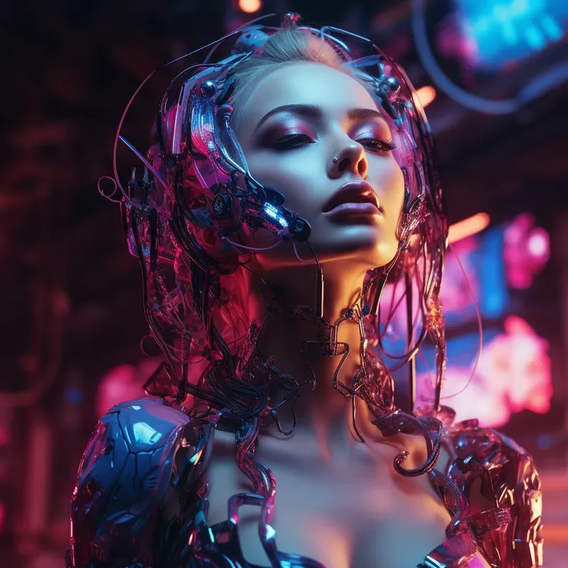 Cyber Girls Midjourney Prompt | PromptBase