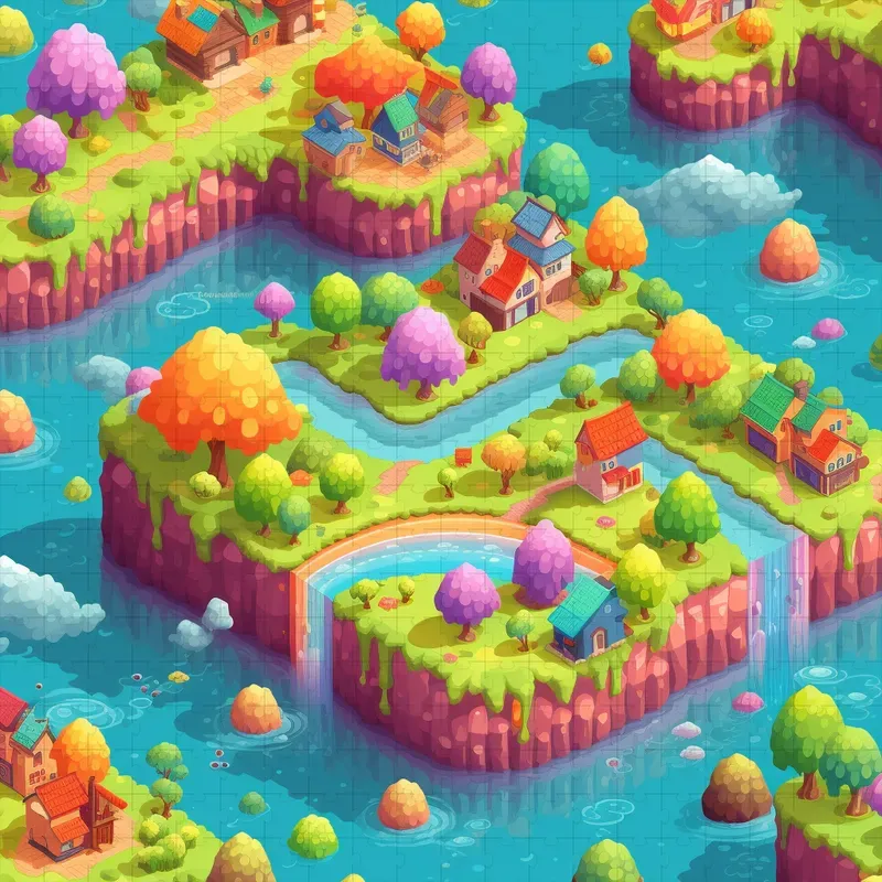 2D Pixel Game Location Asset Concept Art Midjourney Prompt | PromptBase