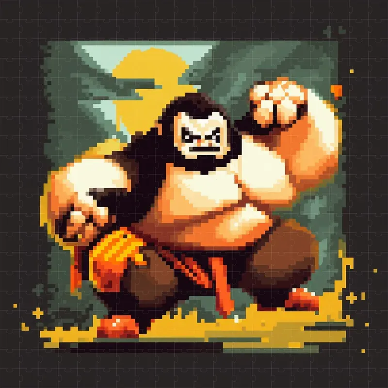 2D Pixel Fighting Characters For RPGs Midjourney Prompt | PromptBase