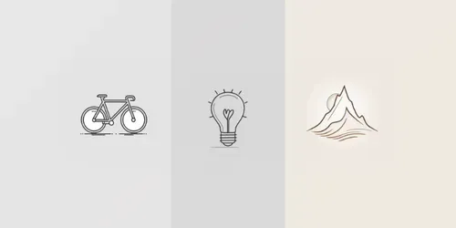 Digital Line Art Logos Midjourney Prompt | PromptBase