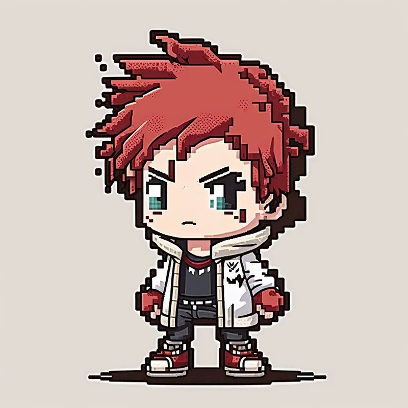 Anime Pixel Style Avatars Midjourney Prompt | PromptBase