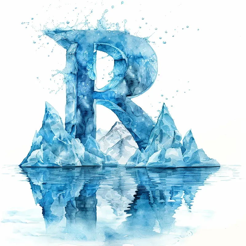 Arctic Letters Iceberg Elegances Midjourney Prompt | PromptBase