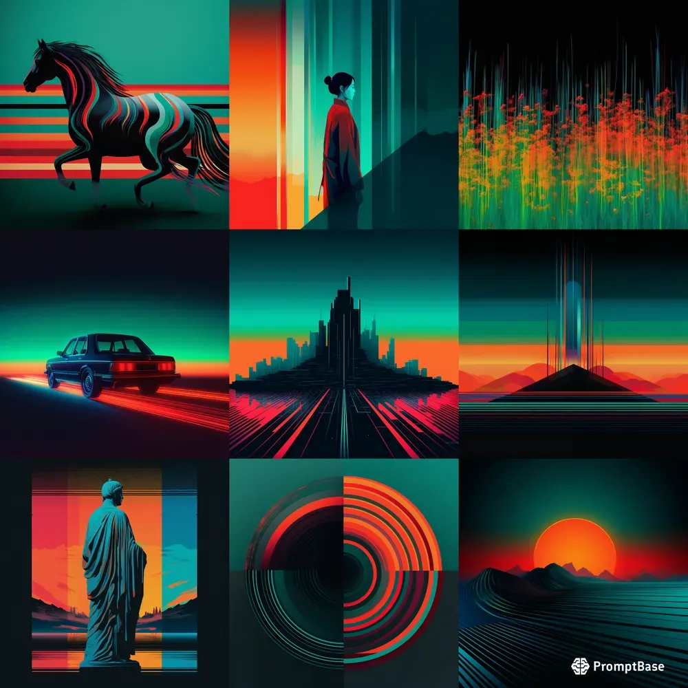 Dark Abstract Album Covers Midjourney Prompt | PromptBase