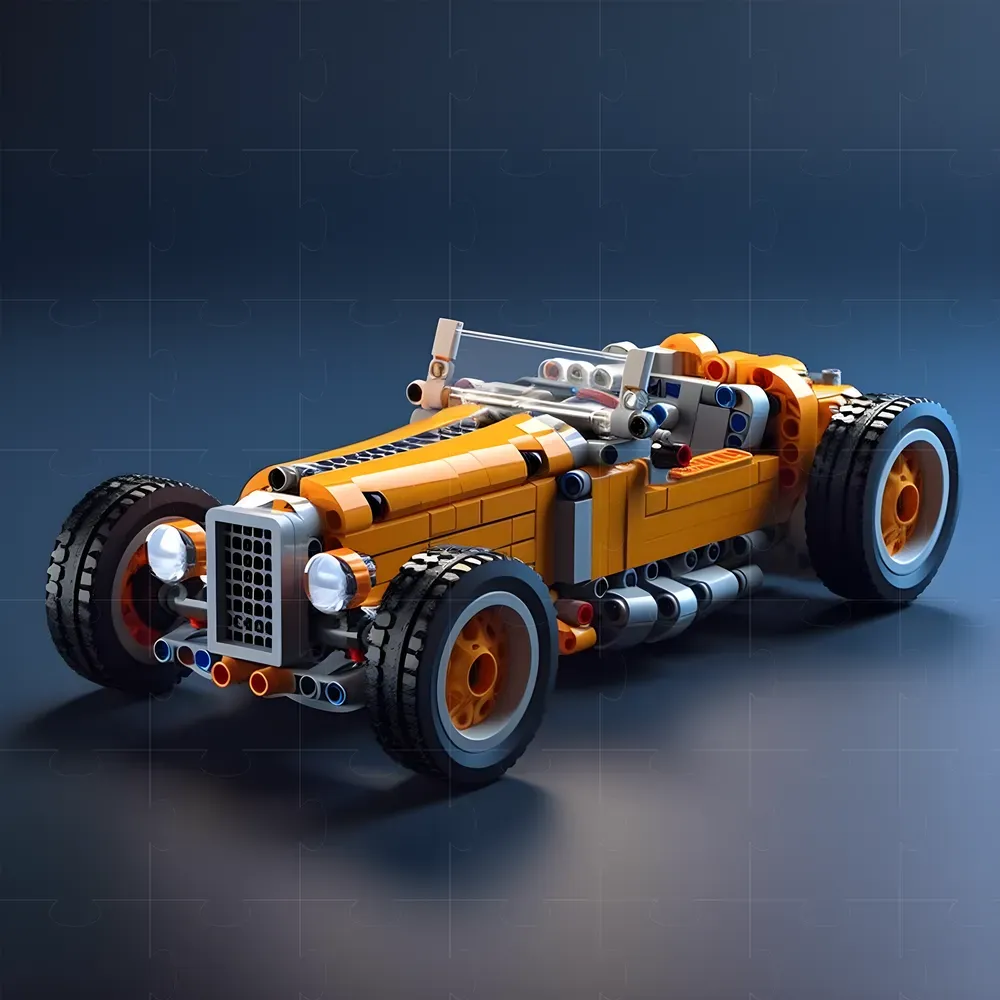 Customizable Lego Car Designs Midjourney Prompt | PromptBase