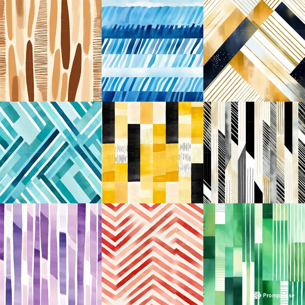 Geometric Line Patterns Midjourney Prompt | PromptBase