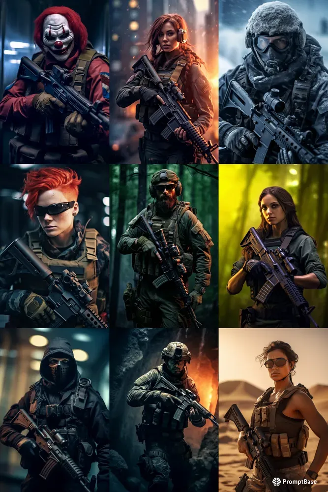 Epic Soldier - Cinematic Poster Midjourney Prompt | PromptBase