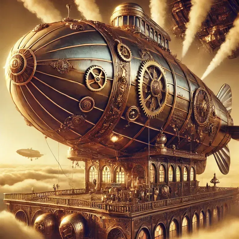 Steampunk Inventions Illustrations DALL·E Prompt | PromptBase