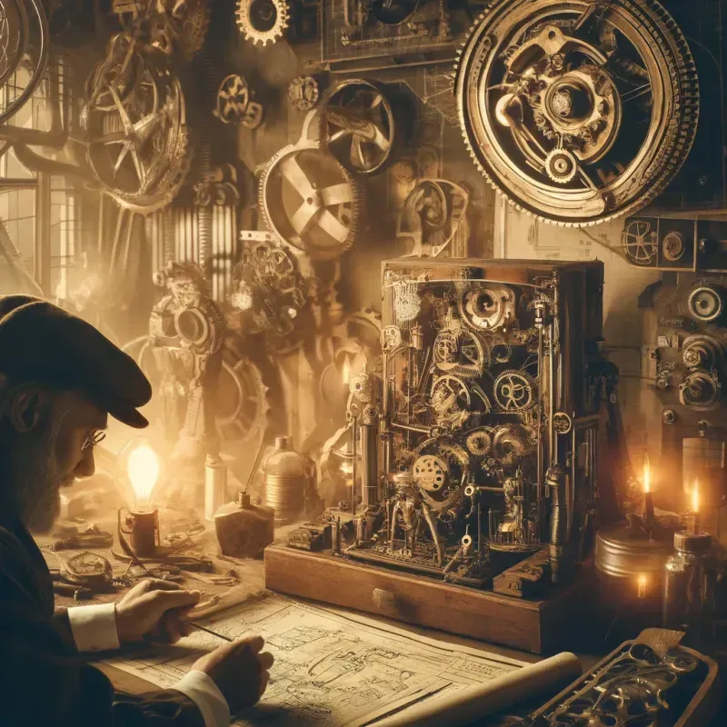 Steampunk Inventions Illustrations DALL·E Prompt | PromptBase
