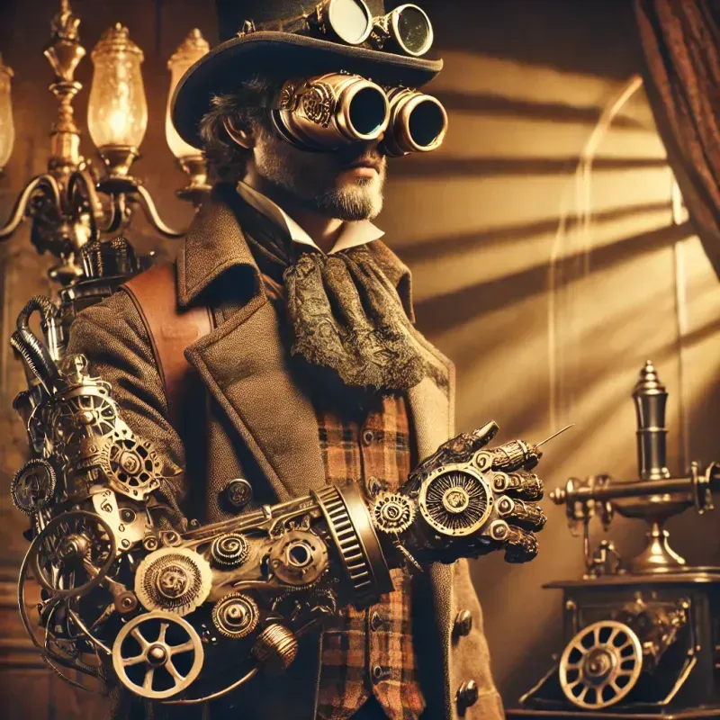 Steampunk Inventions Illustrations DALL·E Prompt | PromptBase