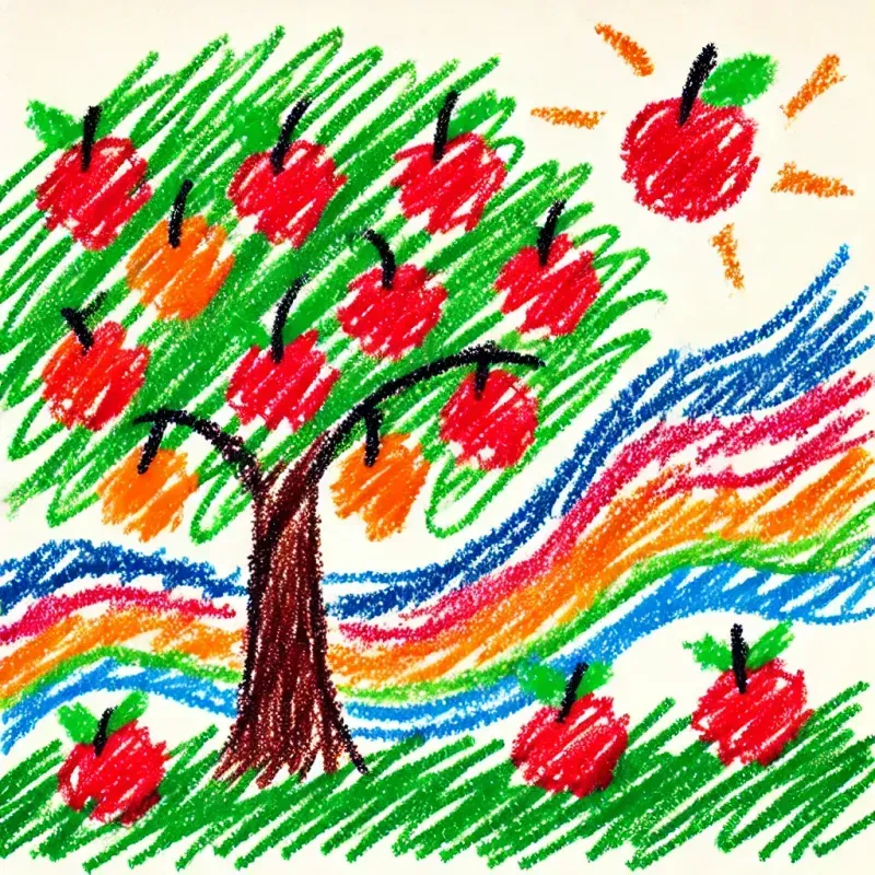 Toddler Crayon Drawings DALL·E Prompt | PromptBase