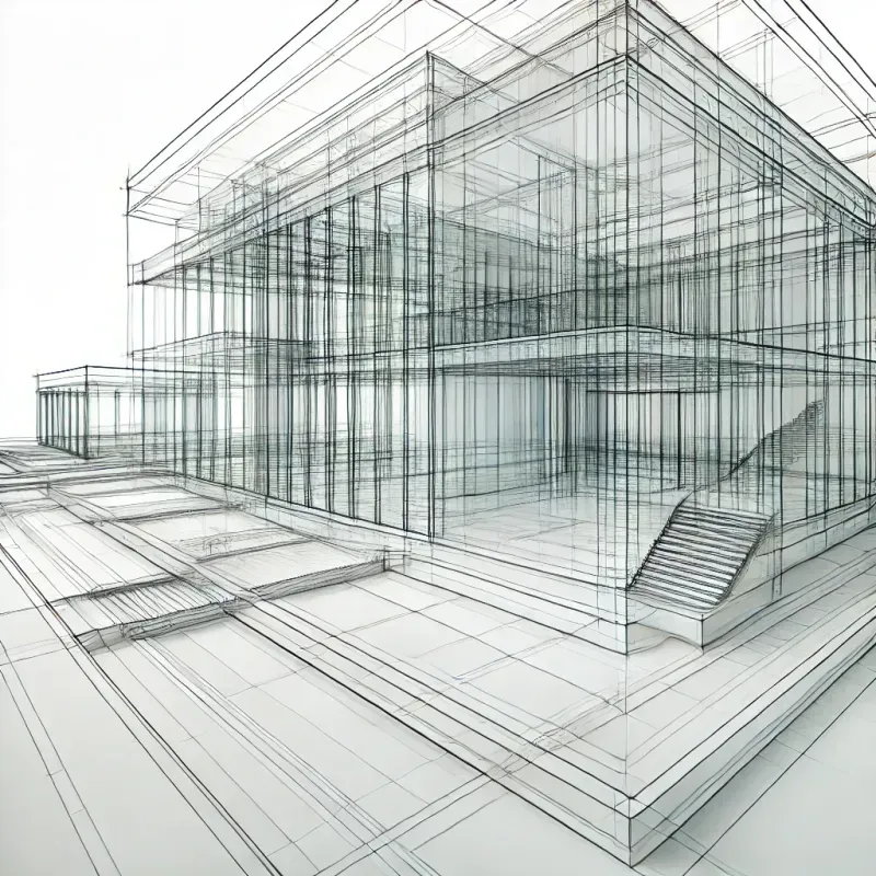Wireframe Structure Designs DALL·E Prompt | PromptBase